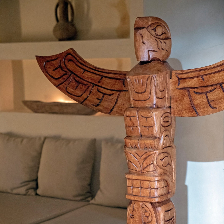 Handcrafted Totem Poles | Authentic Wooden Art | Worldwide Delivery ...