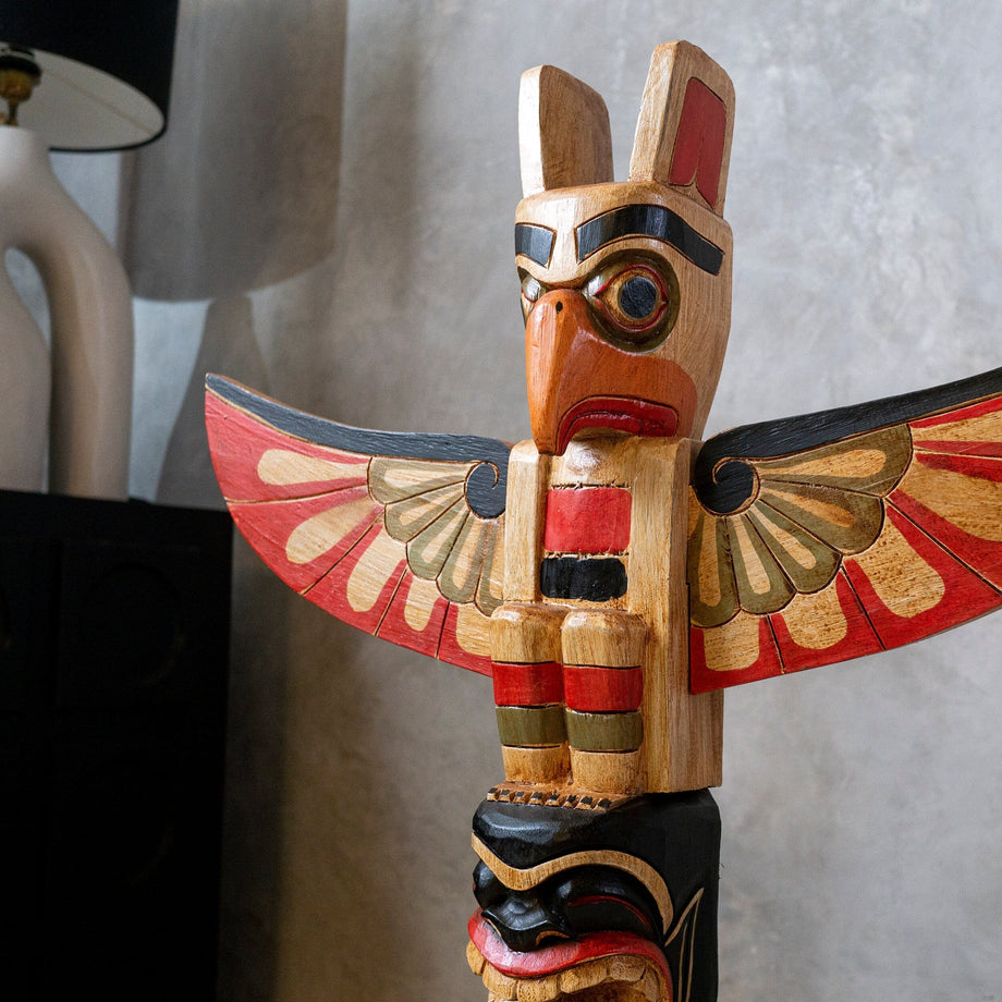 Handcrafted Totem Poles | Authentic Wooden Art | Worldwide Delivery ...
