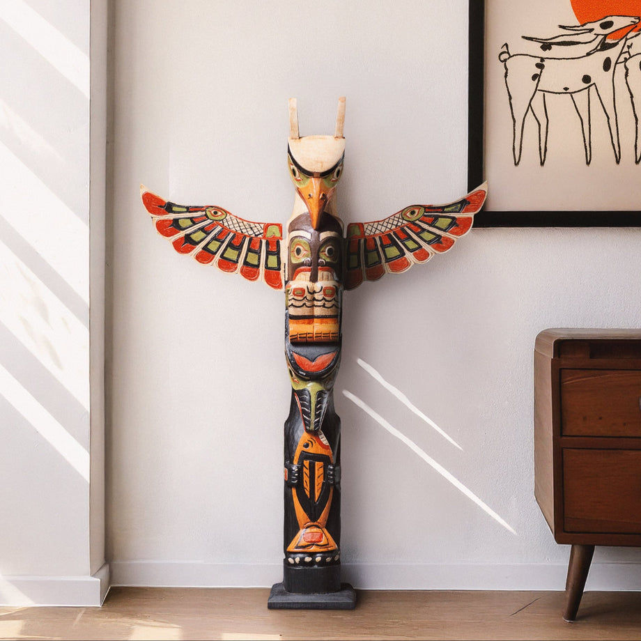 Handmade Totem Poles | Wood Wall Art & Sculptures | Secure Delivery ...