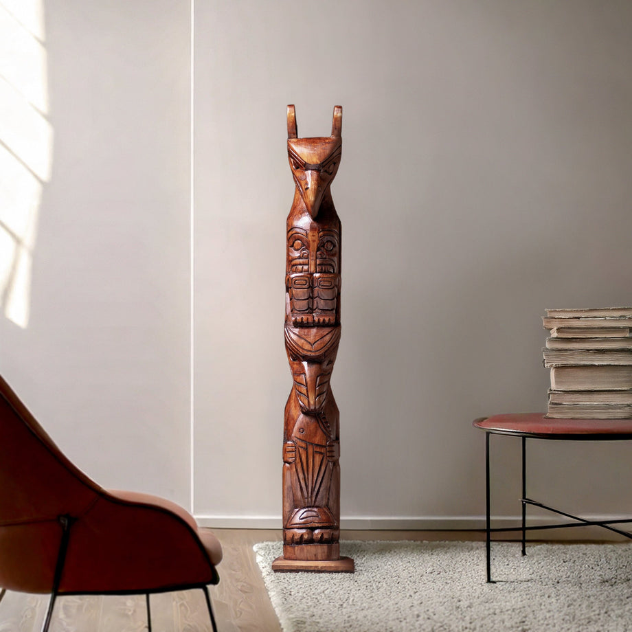 Handmade Totem Poles | Wood Wall Art & Sculptures | Secure Delivery ...